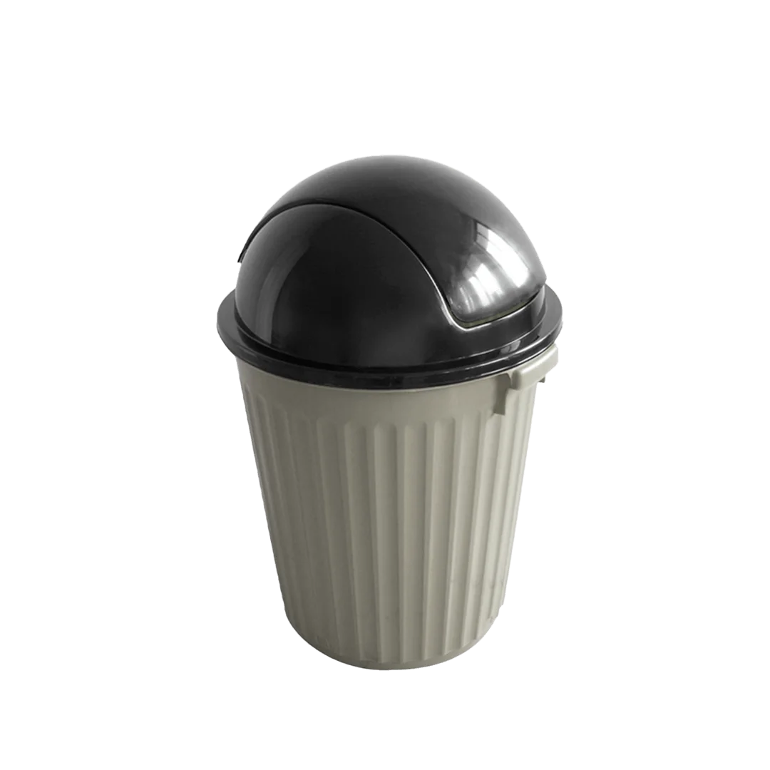 Bote Europlast No. 1 Gris Con Tapa