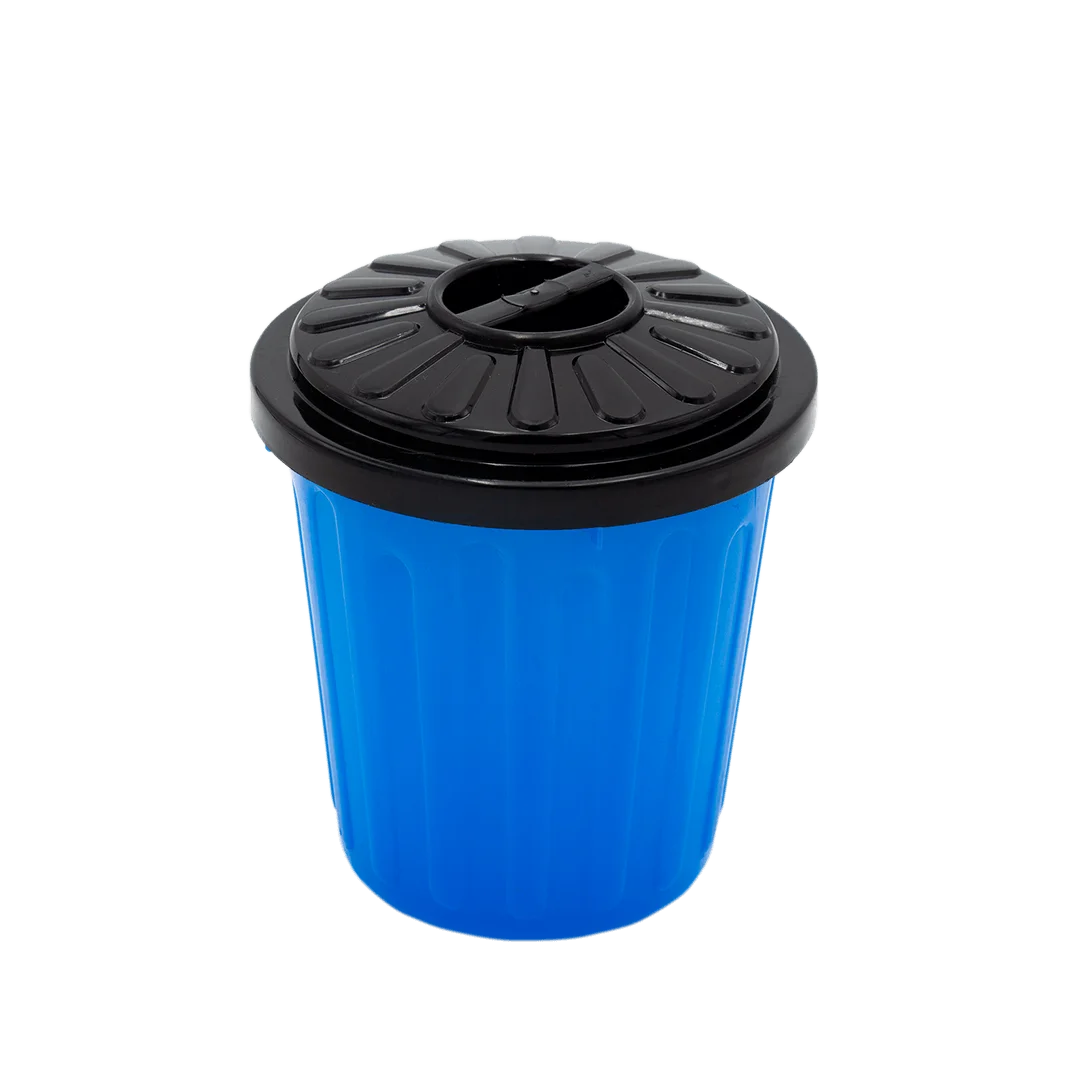 Bote Europlast De .75 Lts. Azul Con Tapa